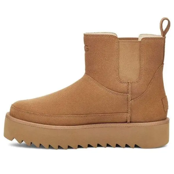 UGG Classic Chelsea Platform Mini Boots - Chestnut