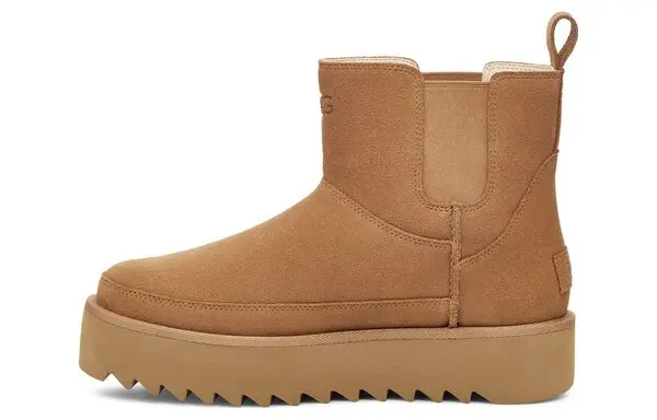 UGG Classic Chelsea Platform Mini Boots - Chestnut