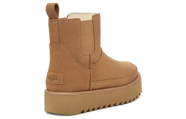 UGG Classic Chelsea Platform Mini Boots - Chestnut