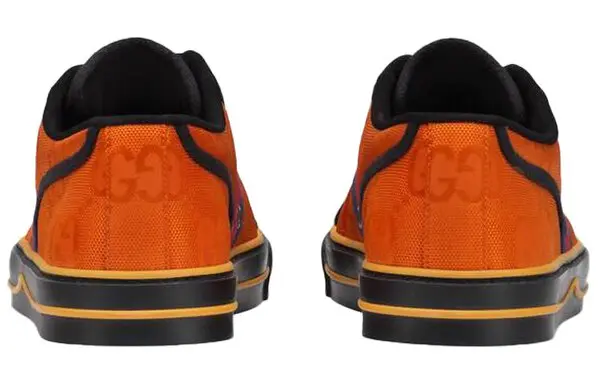 Gucci Tennis 1977 Off The Grid Low Top Sneakers - Orange