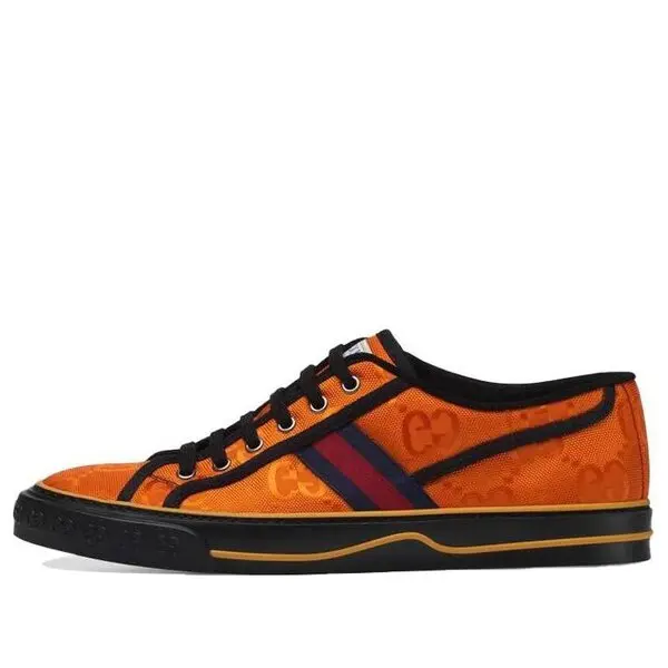 Gucci Tennis 1977 Off The Grid Low Top Sneakers - Orange