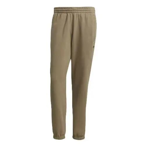 Adidas Originals Logo Solid Color Bundle Feet Sports Pants/trousers/joggers Brown - Default Color