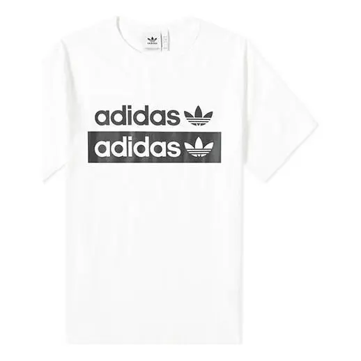 Adidas Originals Vocal Logo Tee Printing Short Sleeve - White