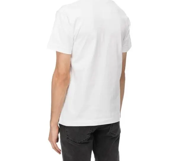 Play Comme Des Garcon Heart Ourlined Shape Short Sleeve Tee Green