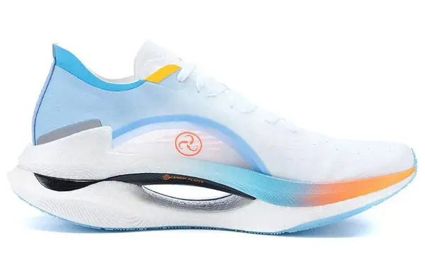 LI-NING Essential Arhq245-6 "aurora Blue" Athletic Sneakers - White/blue/orange
