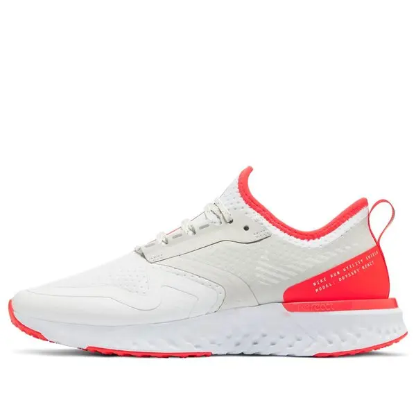 Nike Odyssey React 2 Shield Sneakers - White/red/grey