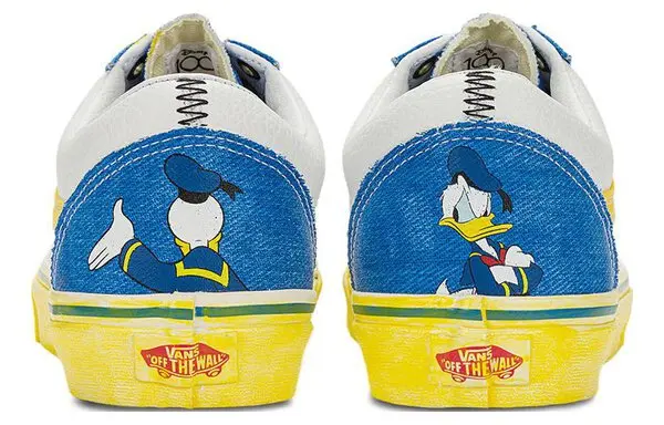 VANS Disney X Old Skool Sneakers - White/blue/yellow