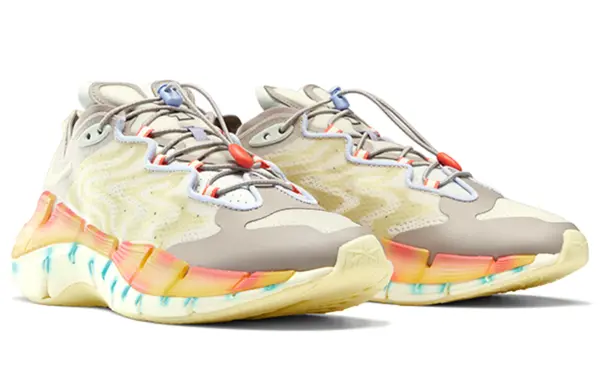 REEBOK Brain Dead X Zig Kinetica 2 "mad Science Lemon Glow" Sneakers - White