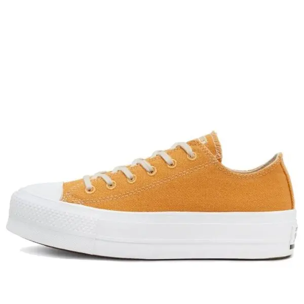 CONVERSE Chuck Taylor All Star Renew Cotton Platform Low Top Sneakers - Yellow