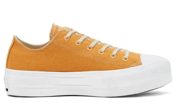 CONVERSE Chuck Taylor All Star Renew Cotton Platform Low Top Sneakers - Yellow