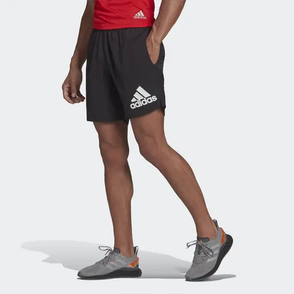 Adidas Logo Printing Sports Running Shorts