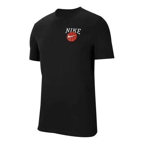 Nike Dri-fit Basketball Graphic Short Sleeve T-shirt - Black