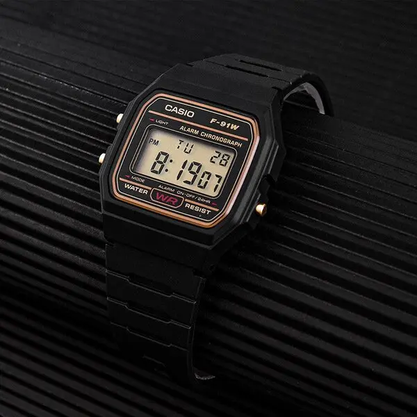Casio Classical Vintage Waterproof Digital Watch - Black