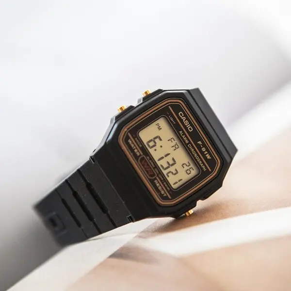 Casio Classical Vintage Waterproof Digital Watch - Black