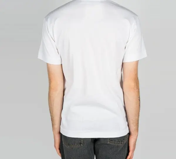 Play Comme Des Garcon Camouflage Two Heats Logo Tee