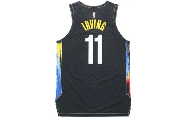 Nike Nba Brooklyn Nets Kyrie Irving #11 Jersey Vest - Black