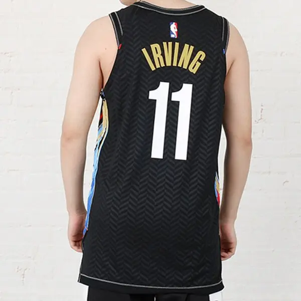 Nike Nba Brooklyn Nets Kyrie Irving #11 Jersey Vest - Black