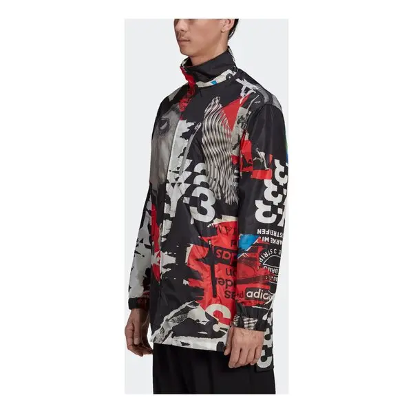 Adidas Y-3 Graffiti Print Loose Jacket
