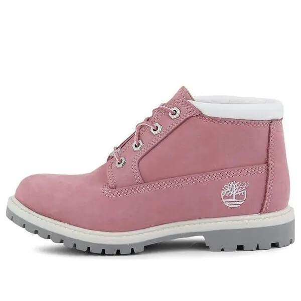 Timberland Nellie Waterproof Chukka Boots - Pink/white/grey