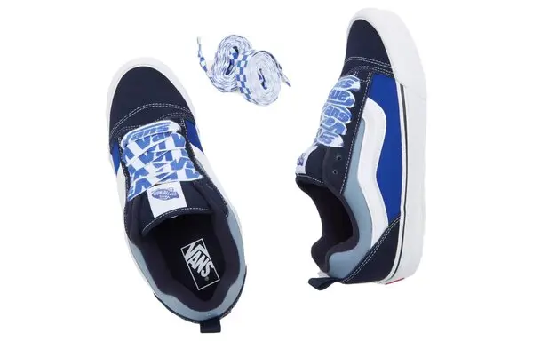 VANS Knu Skool Lace Up Sneakers - Blue