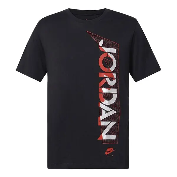 JORDAN Brand Ss Tee Reflective Logo Printing Short Sleeve - Black