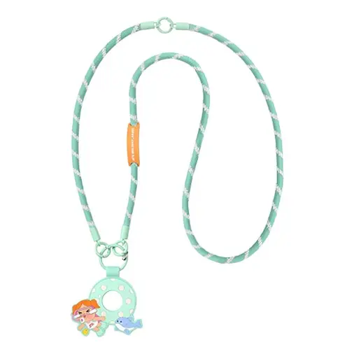 POP MART Crybaby Vacation Mode On Series Long Lanyard 'glug-glug - Multi-color
