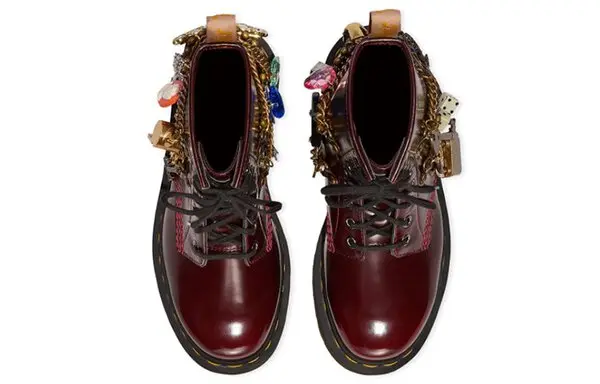 Dr. Martens X Marc Jacobs Embellished Combat Boots