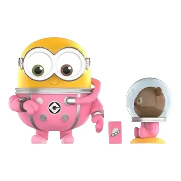 POP MART Minions Bedtime Stories Bob And Tim Figures Galaxy Adventures - Multi-color