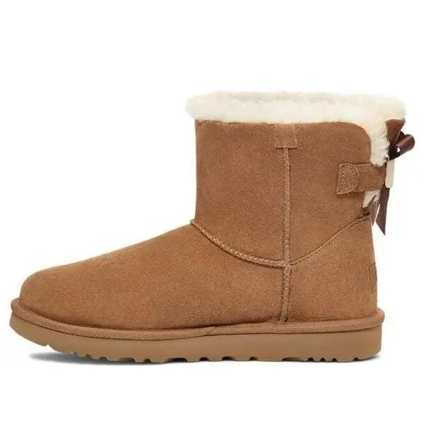UGG Mini Bailey Bow Ii Boots - Chestnut