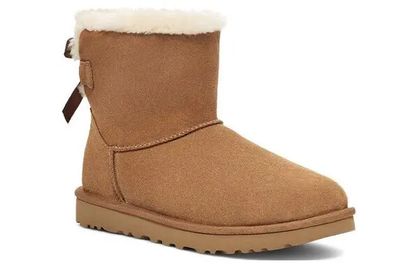 UGG Mini Bailey Bow Ii Boots - Chestnut