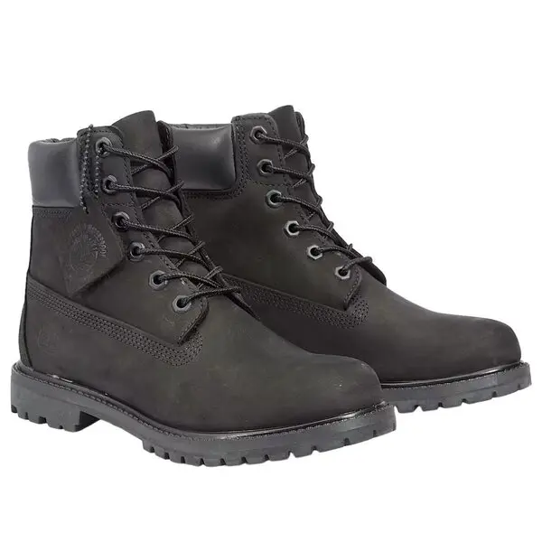 Timberland Premium Inch Waterproof Lace-up Boots - Black