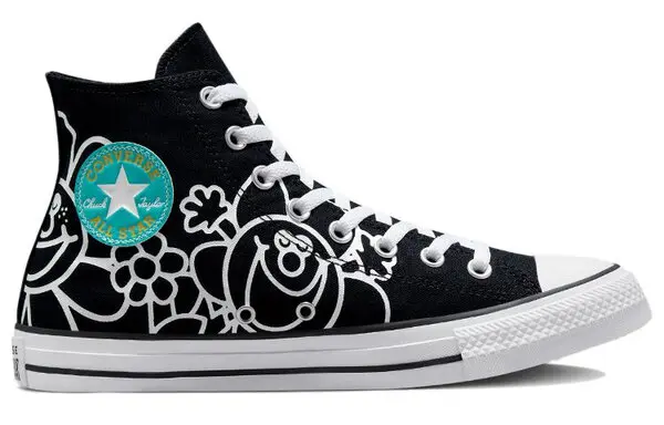 CONVERSE Chuck Taylor All Star High Top "happy Faces" Sneakers