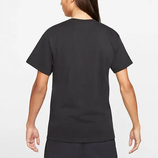 Nike Casual Sports Subject Printing Short Sleeve - Black