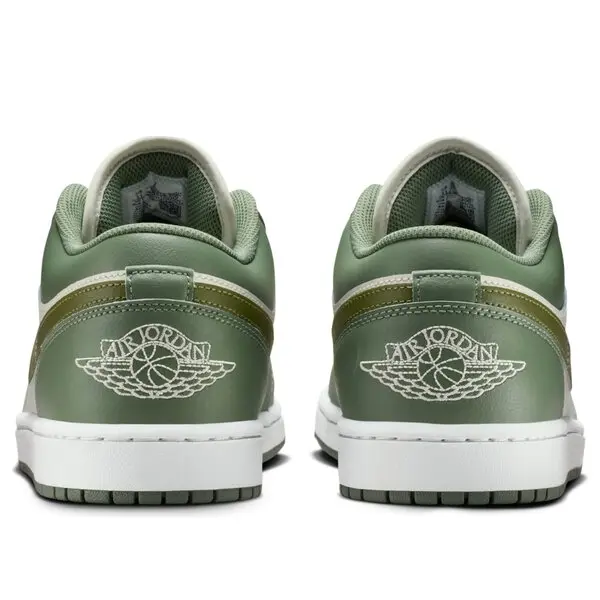 JORDAN 1 Low Vintage Lichen Sneakers - White/green