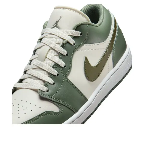 JORDAN 1 Low Vintage Lichen Sneakers - White/green
