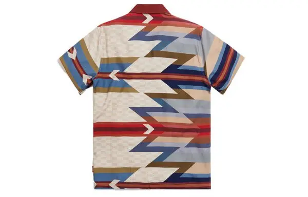 Kith X Coca-cola X Pendleton Camp Collar Shirt 'maroon Multi - Multi-color
