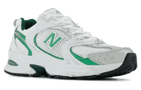 NEW BALANCE 530 Athletic Sneakers - White/green