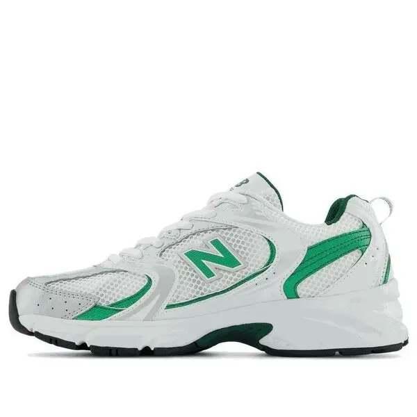 NEW BALANCE 530 Athletic Sneakers - White/green