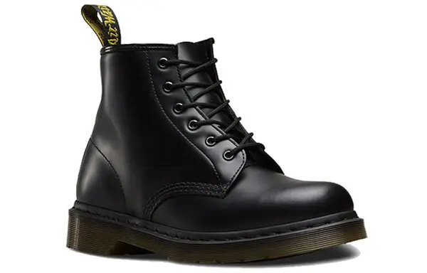 Dr. Martens 101 Smooth Leather Ankle Boots - Black