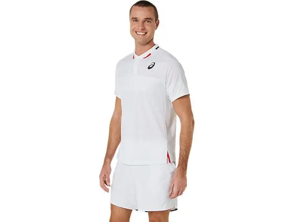 Asics Match Polo Shirt 'brilliant White
