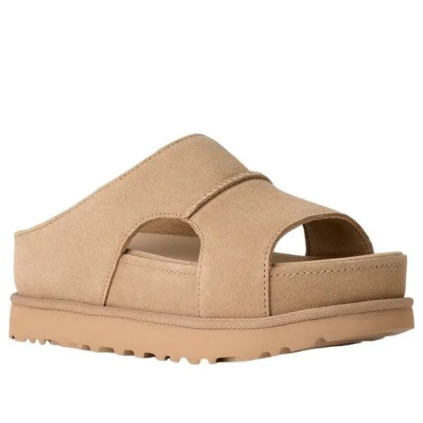 UGG Goldenstar Hi Cutout Slide Platform - Sand