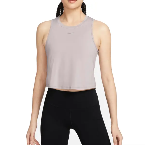 Nike Classic Dri-fit Cropped Tank Top - Grey