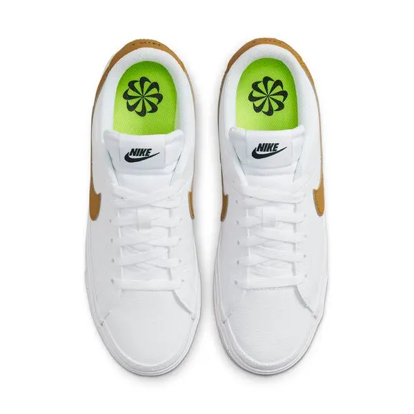 Nike Court Legacy Next Nature Low Top Sneakers - White/brown