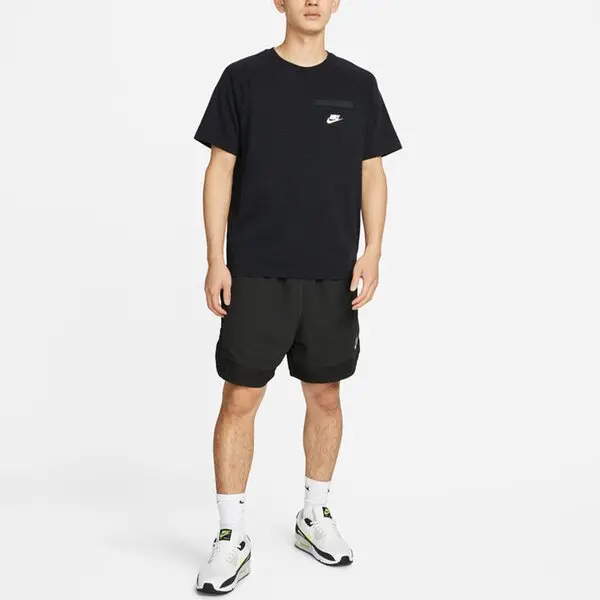 Nike Short Sleeve Crew Neck T-shirt With Chest Pocket - Multi-color