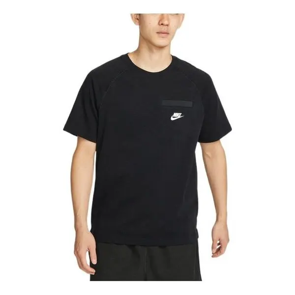 Nike Short Sleeve Crew Neck T-shirt With Chest Pocket - Multi-color