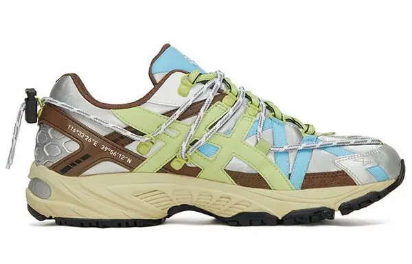 Asics X Myge Gel-kahana Tr V2 Sneakers - Silver/green/rown
