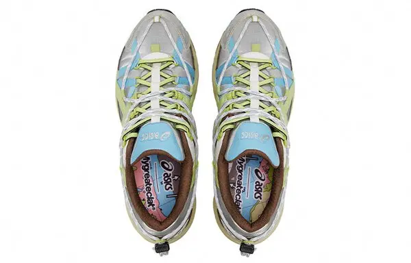 Asics X Myge Gel-kahana Tr V2 Sneakers - Silver/green/rown