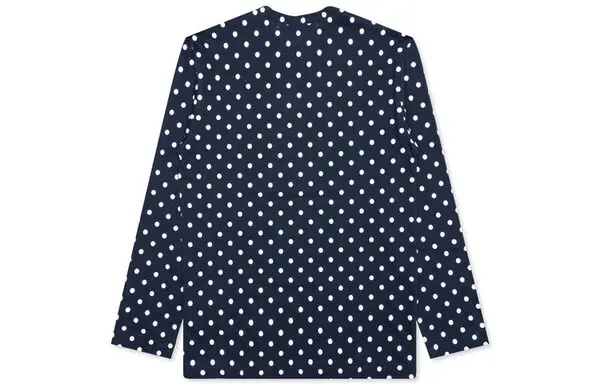 Play Comme Des Garcon Polka Dots Printing Long Sleeves Tee