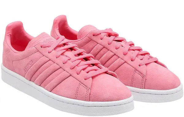 Adidas Campus Stitch And Turn - White/pink