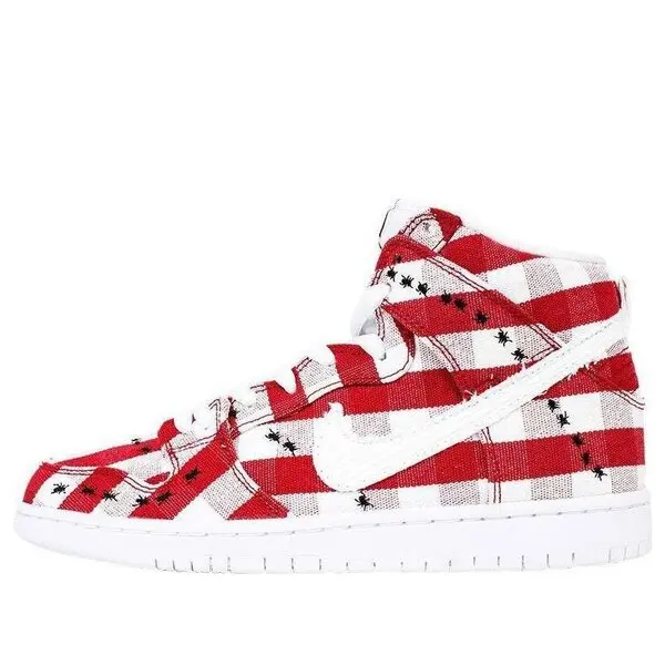 Nike Dunk High "picnic" Sneakers - Red/white